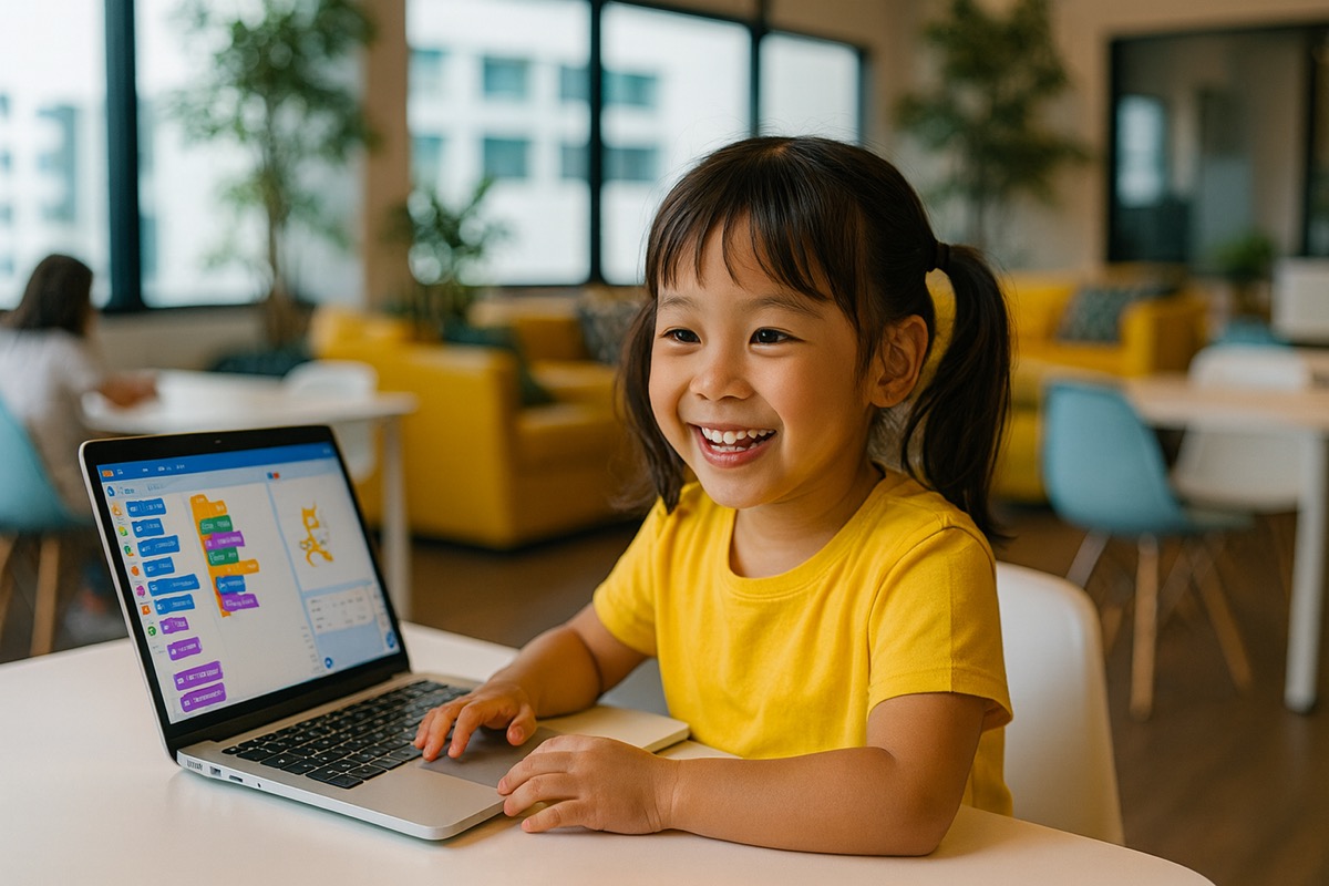 Coding for 5-6 Year Olds Singapore | Early Creators Trial Class - LCCL